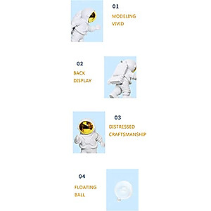 MIMIRACLE Aquarium Astronaut Decoration Aquarium Floating Decorations Fish Tank Ornaments Decorations Resin Eco-Friendly