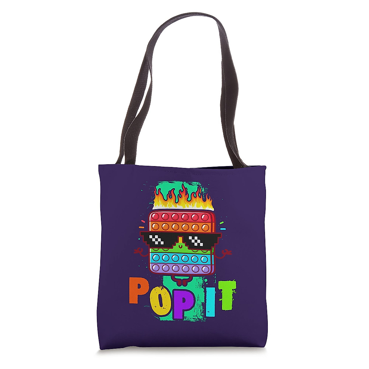 Pop It Rainbow Fidget Toy for Kids Tote Bag
