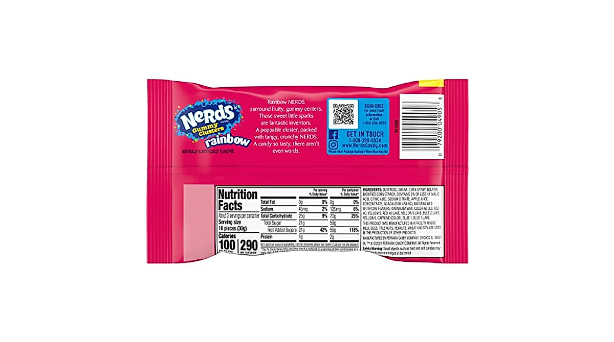 Nerds Gummy Clusters - Tasty Rainbow Candy Packs