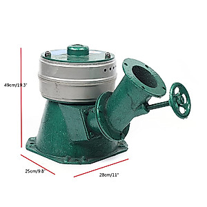 600W Hydro Generator Micro Hydroelectric Power Generator Portable Water Turbine Generator for Household Lighting, TV & Other Pure Resistance Household Appliances (110V 600W)