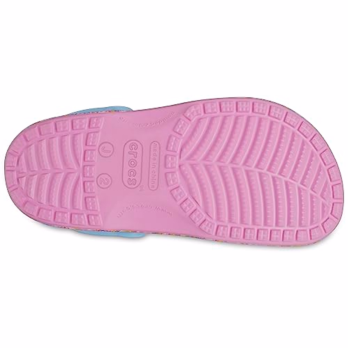 Crocs Classic Lisa Frank Clogs, Kids and Toddler Shoes, Taffy Pink, 3 US Unisex Little
