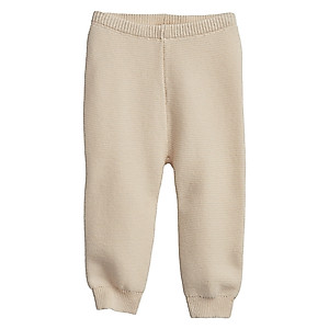 GAP Unisex Baby Bear Garter Pants, French Vanilla, 0-3 Months US