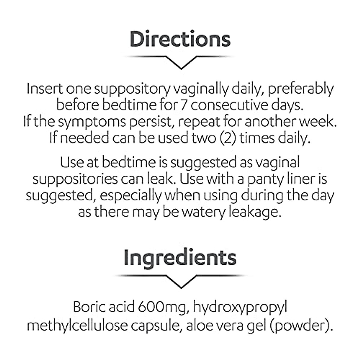 AZO Boric Acid Vaginal Suppositories, Helps Support Odor Control and Balance Vaginal PH with Clinically Studied Boric Acid, Non-GMO, 30 Count