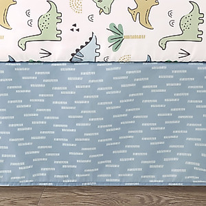 The Peanutshell Dinosaur Crib Bedding Set for Boys, 5 Pieces