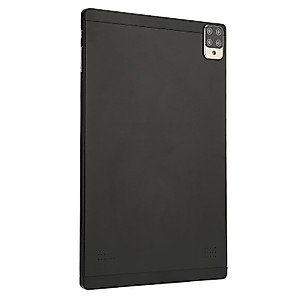 Kufoo Student Tablet, 5000mAh Office Tablet 10 Inch Black IPS Screen 4GB RAM 64GB ROM for Travel (US Plug)