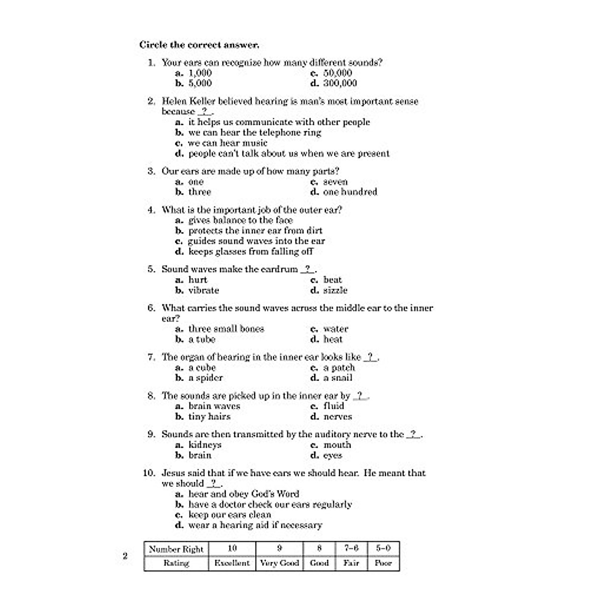 Read and Think 4 Skill Sheets - Abeka 4th Grade 4 Reading Comprehension Student Activity Book