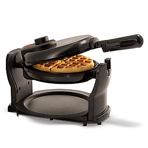 BELLA XL Electric Ceramic Titanium Griddle + BELLA Classic Rotating Belgian Waffle Maker