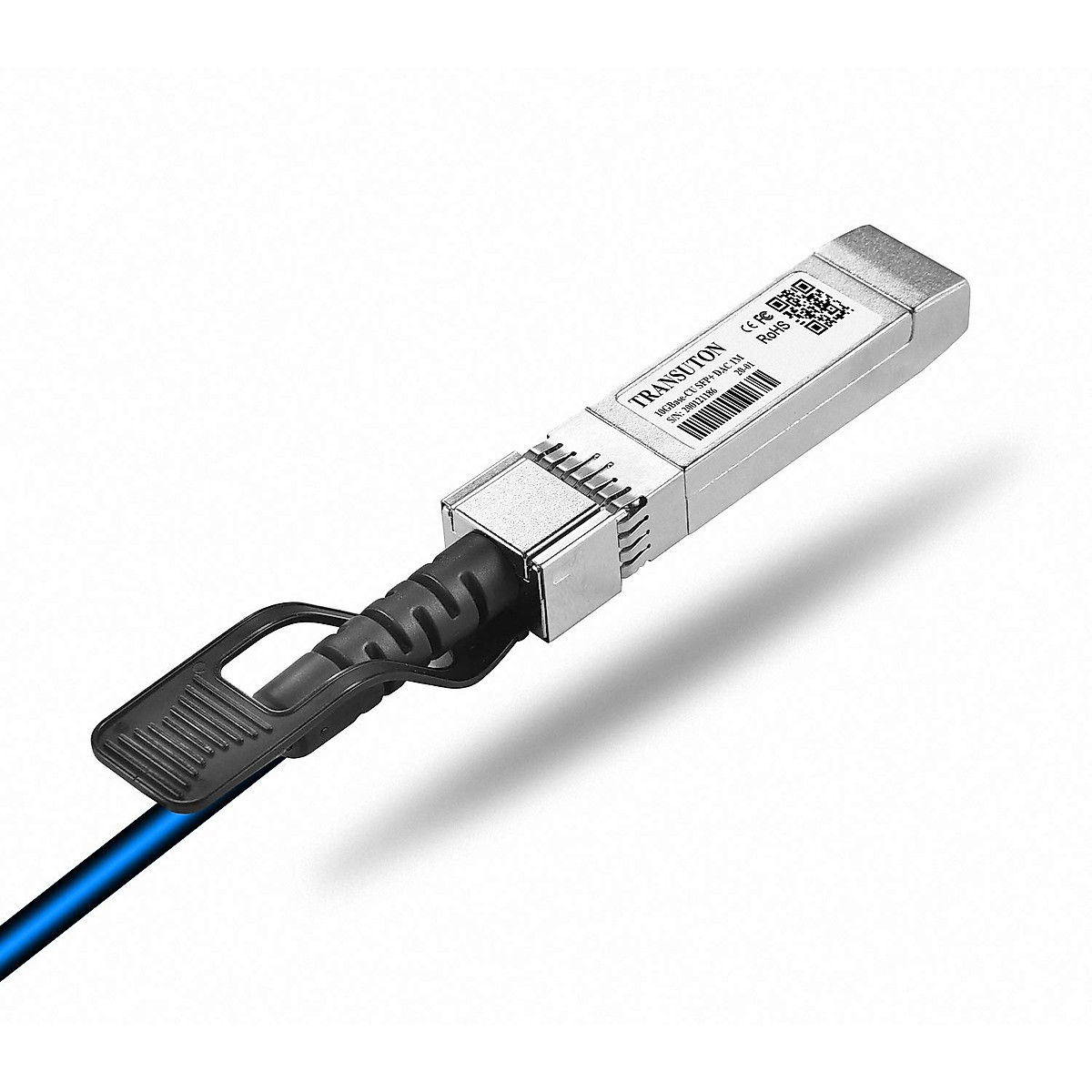 TRANSUTON Blue 10G SFP+ DAC Twinax Cable for Brocade 10G-SFPP-TWX-P-0501 Passive Copper Cable Ethernet 10GbE SFP+ to SFP+ Network Cable 5m(16.4ft)