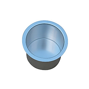 FR Universal Replacement Metal Cup Holder, Silver, 3 3/8" Diameter