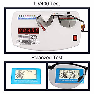 YIMI Polarized Photochromic Driving z87 Sunglasses For Men Women Day and Night safety glasses (photochromic/Black)