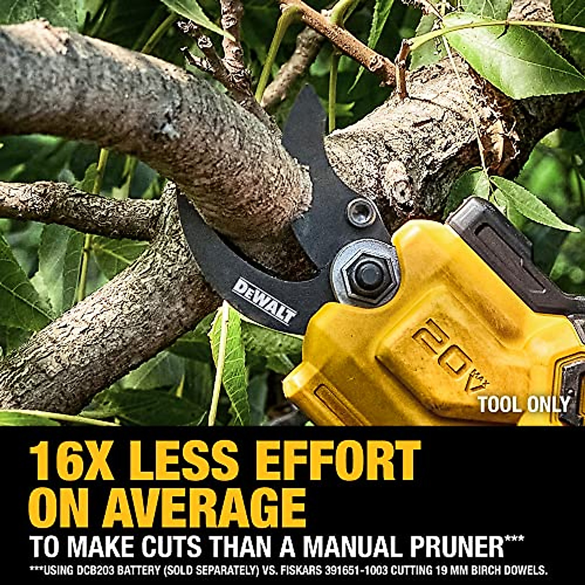 DEWALT 20V MAX Pruning Shears Garden Tool, Cordless, Bare Tool Only (DCPR320B)