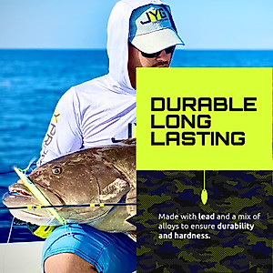 JYG PROFISHING Jig for Hooks - Saltwater Fishing Jig Lures – Salmon, Tuna, Fish Glow Bait Lure Heads - Deep Sea Perfect for Slow Pitch Jigging - Stryke Collection (Pink, 340G)