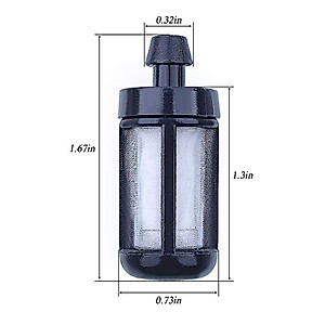 Mtanlo Air Fuel Filter HD2 for Stihl MS261 MS271 MS291 MS311 MS341 MS391 MS261C MS271C MS362C Chainsaw Maintenance Tune Up Hi-Flow Pleated Cleaner Service Kit 1141 120 1604