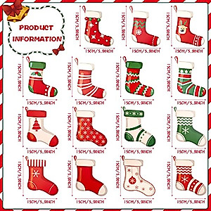 90 Pcs Assorted Christmas Stocking Cut-Outs Xmas Stocking Cut-Outs with Glue Point Dots Colorful Christmas Bulletin Board Decorations Xmas Name Tag Cutouts for Bulletin Border Office Party Favor