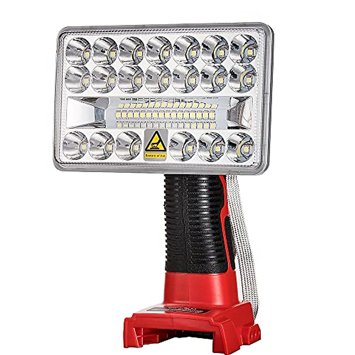 Cordless LED Work Light for Milwaukee, WaxPar 18W 900LM-2000LM Jobsite Light Powered by Milwaukee 14.4-20v max M18 Li-ion Battery with 5V 2.1A USB & 3 Modes Setting & 110 Degree Pivoting