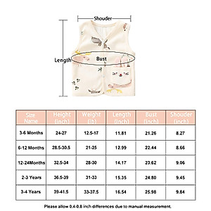 pureborn Baby Boys Girls Vest Halloween Sherpa Fleece Spring Waistcoat for Infant Boy Girl Beige Pumpkin 12-24 Months