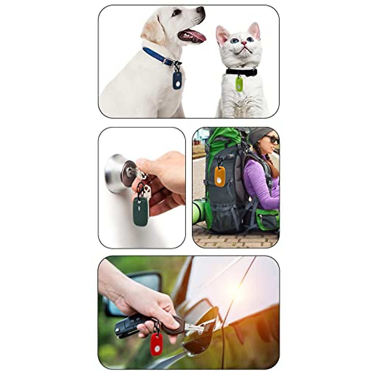 Silicone Case for Tile Pro 2022 Case Soft Silione Case Cover with Keychain for Tile Pro (2022) Protective Case for Women Men (Red)