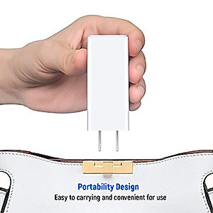 USB C Charger [GaN Tech] 65W Dual Port PD Wall Charger with 5ft USB C Cable for MacBook, USB C Laptops, iPad Pro, iPhone12, Galaxy, Pixel and More (Black)