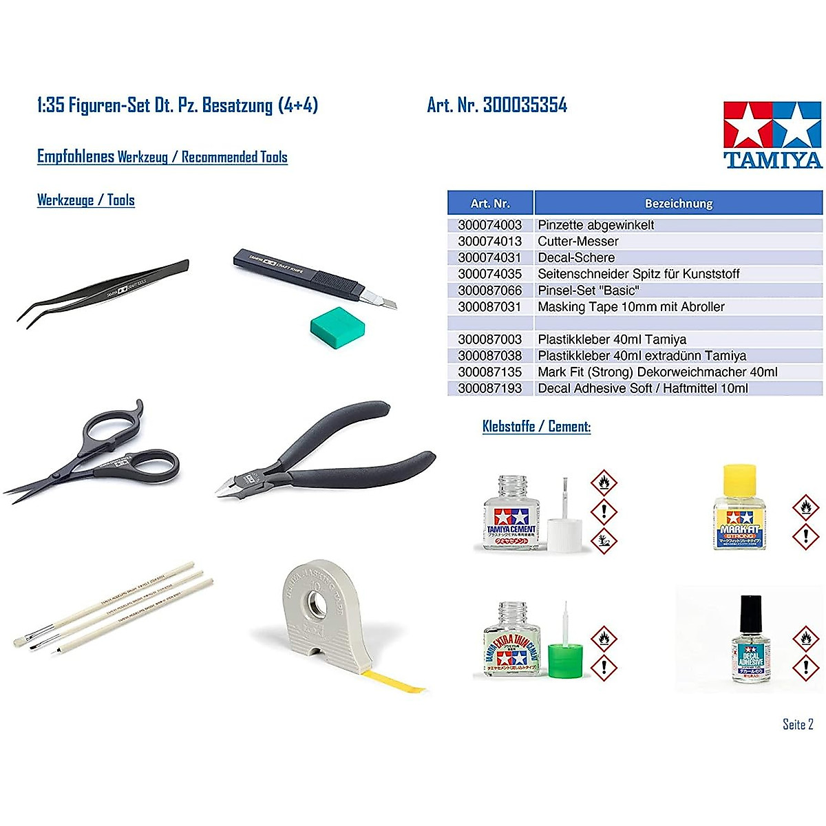 Tamiya 300035354 Crew