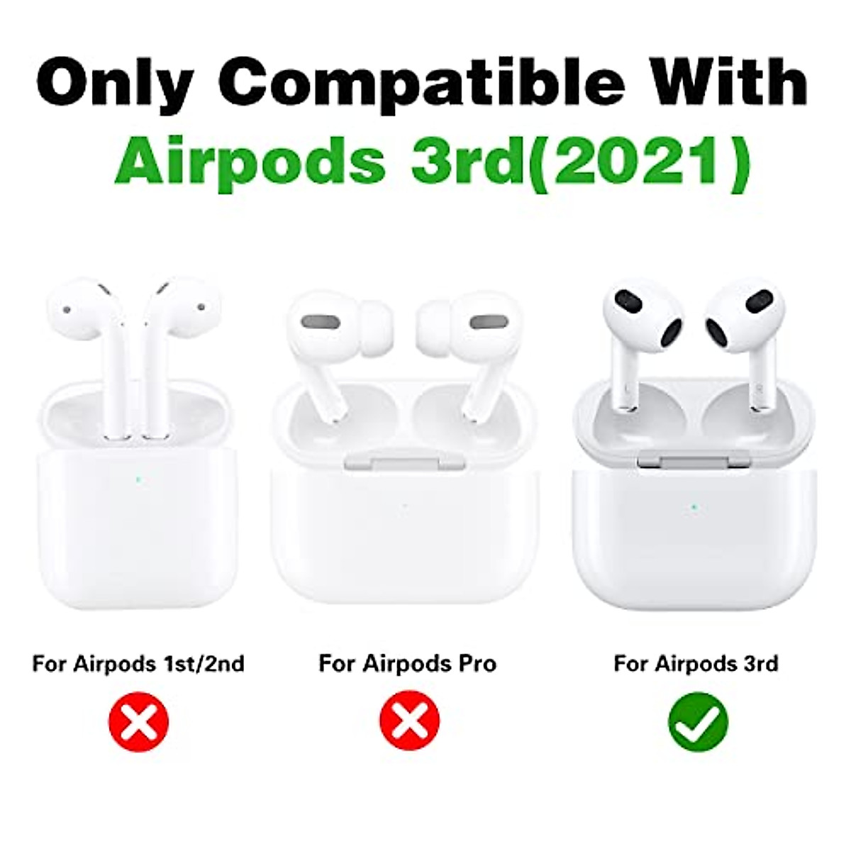 Oqplog for AirPod 3 3rd Generation Case Luxury for Air Pods 3 (2021) Cases Cover Hypebeast Funny Design Fun 3D Cute Trendy Unique Fancy Fashion Soft Silicone for Men Boys Girls Teen (Red Black Shoes)