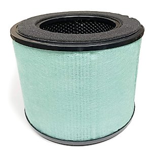 Nispira BS-08 3-in-1 HEPA Air Filter Replacement Compatible with Partu Air Purifier BS-08, 1 Pack
