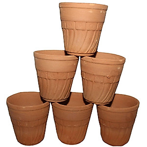 Baked Clay Khullad Cups Tandoori Chai Tea Cup Set of 6 (100ml)