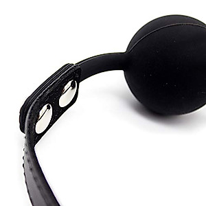 Toxz Soft Silicone Mouth Ball Gag Mouth Stuffed Adult Game Toy,Ball Buckle Belt Silicon Mouth Ball,Advanced Ball Gag