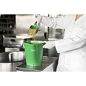 Vikan, Green Pail,1.5 gal,PP/SS, 5688