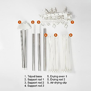 Clothes Drying Rack, Stainless Steel Drying Rack Clothing, Outdoor Clothes Drying Rack, Baby Drying Rack, Foldable Floor Drying Rack, Spiral Balcony Mobile Towel Rack, Tripod Clothes Drying Rack