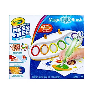 Crayola Color Wonder Magic Light Brush, Mess Free Painting, Gift for Kids, 3, 4, 5, 6