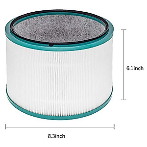 Replacement Filter, for Dyson Pure Hot + Cool Link HP02 HEPA Air Purifier, Dyson Pure Cool Link Desk Purifier, Part no. 968125-03