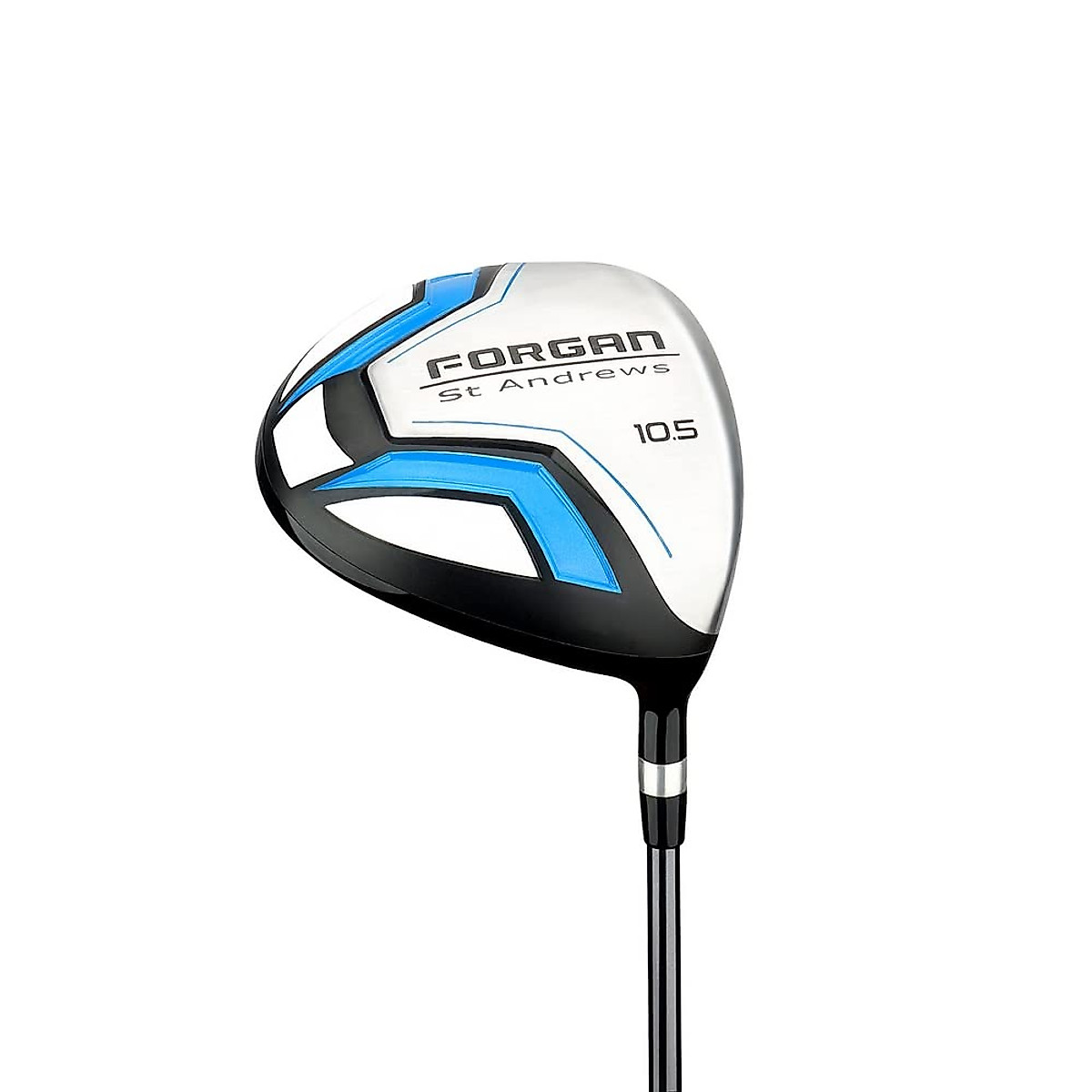 Forgan of St Andrews F200 +1 Inch Golf Clubs Set with Bag, Graphite/Steel, Stiff Flex, Mens Right Hand