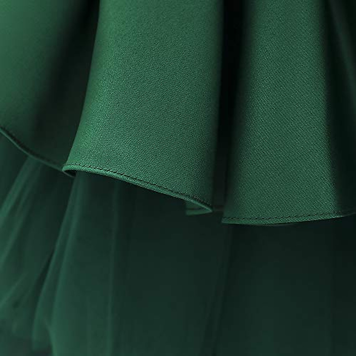 AVAZU 6M-5T Toddler Baby Girls Backless Big Sequins Bowknot Tutu Gown Formal Wedding Party Easter Ball Gown Christmas Dress Dark Green 90