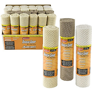 Tough Grip Liners Shelf Liners Drawer Non Slip for Cabinets Non Adhesive Drawer and Shelf Liner for Storage, Kitchen,Shelves and Tables 11.8" x 59" (30cmx150xm) (Beige)