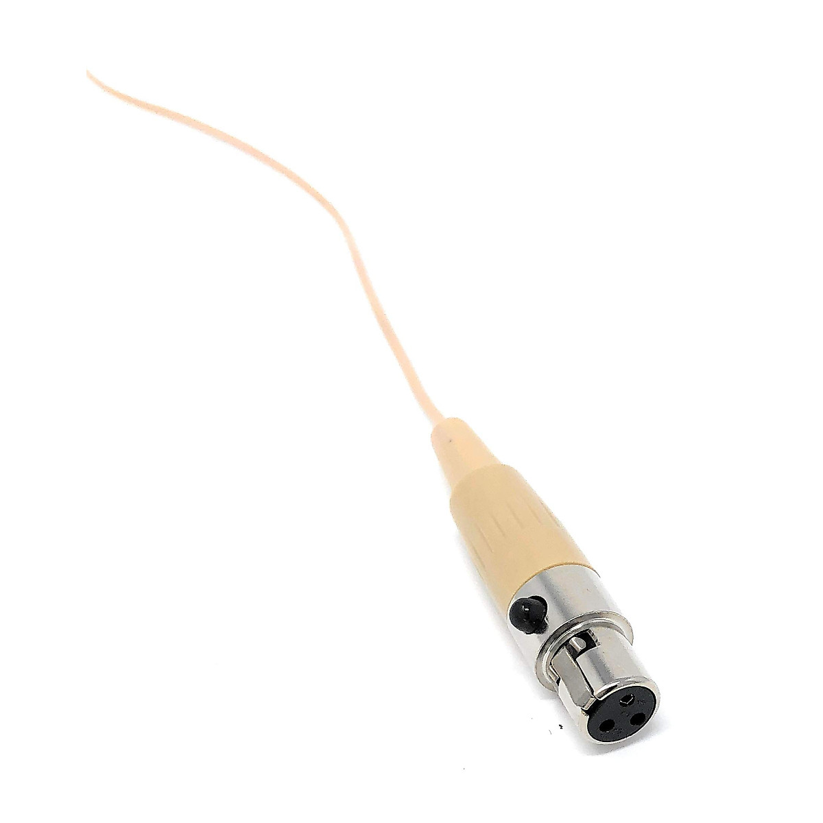 J&P Beige Lavalier Lapel Mic w/ 3-pin Mini XLR for GTD Audio G-787, G-733, G-622