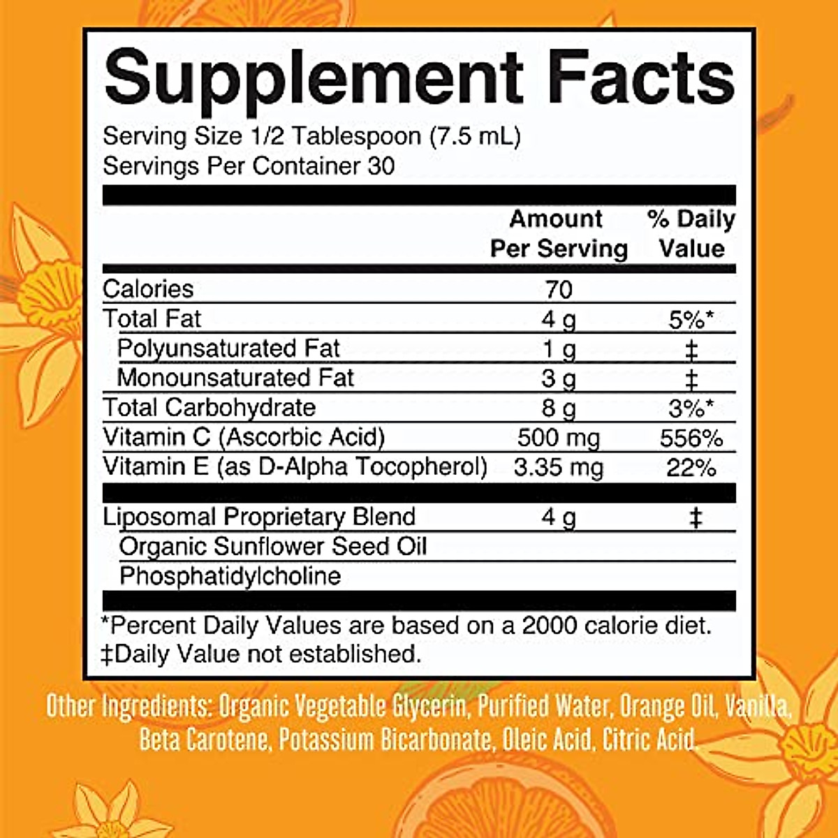 MaryRuth Organics Vitamin C Liquid Liposomal for Women & Men | 500mg Vitamin C Liquid | Sugar Free | Vitamin for Immune Support & Overall Health | Vegan | Non-GMO | Gluten Free | 7.6 Fl Oz