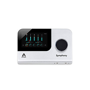 Apogee Symphony Desktop - Pro Audio Interface with Touch-Screen Display, Headphone Amp with Phantom Power for Recording, Live-Stream & Podcast, works with Mac, PC, iPhone, and iPad