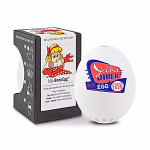 50s BeepEgg – Egg Timer for Boiling Eggs – Musical Egg Cooker for Soft, Medium, Hard Boiled Eggs – Food Safe – Singing Floating Egg Timer – Egg Cooker for 3 Levels of Doneness - Brainstream