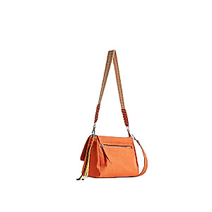 Desigual woMens Casual Across Body Bag, Orange, U US