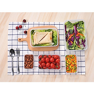 MTR Set of 3 Value Pack Food Storage Containers Vented Hole & Vacuum Pump BPA Free Kitchen Storage Dishwasher Safe Microwave Safe Freezer Safe Airtight Silicone Containers Leakproof & Reusable (3)