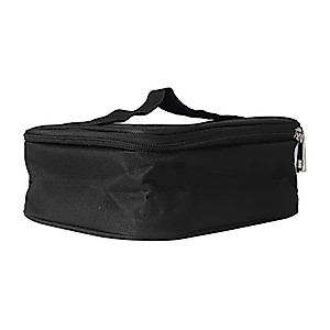 Kadimendium Portable Food Warmer, Food Warming Lunch Bag 5V 2A Waterproof Auto Thermal Insulation Aluminum Film Liner Oxford Fabric for Camping