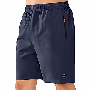 NORTHYARD Men's Athletic Running Shorts Quick Dry Workout Shorts Lightweight Sports Gym Basketball Shorts Hiking Exercise Navy-7 inches XL