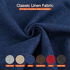 RULAER 30×14×2.5inch Bench Cushions,Blue Non-Slip Seat Cushions for Patio Furniture,70D Thickened Foam Indoor/Outdoor Bay Window Cushion