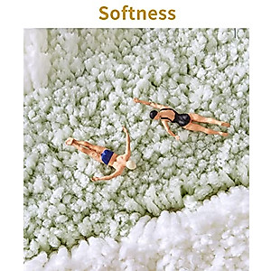 Vodiver Bathroom Rugs Mat 32x20 Inch, Green Bath Mats for Bathroom Non Slip, Ultra Soft Washable Cute and Super Absorbent Bath Rugs for Tub, Shower (20x32, Mint Green)