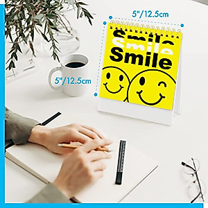 Gethelud 40 Pages Funny Desk Sign, Desktop Flip Book 34 Different Fun and Flip-Over Messages Plus 6 Pages Erasable Blank Cards for Office Gifts Desk Accessories