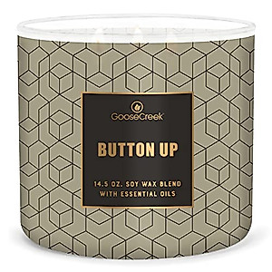 Goose Creek Button-Up Large 3-Wick Candle
