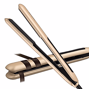 LivChic Professional Hair Straightener Ceramic Tourmaline Flat Iron Straightens and Curls 2 in 1 Adjustable Temp up to 450℉ Avoid Snagging