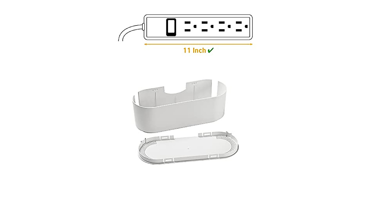 D-Line Cable Management Box – Safe Cord Organizer for Clutter-Free Spaces