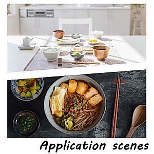 FINGERINSPIRE Set of 8 Wooden Chopsticks Rest(Coconut Brown) Handcrafted Wood Chopsticks Stand Dinner Spoon Stand Concave Shape Fork and Knife Holder Party Table Decoration