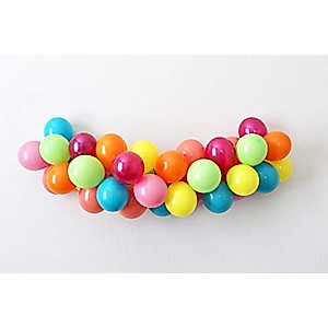 Beaumode 5 Inches Tiny Balloons Assorted Latex Rainbow Balloons 200pcs for DIY Balloon Garland Balloon Game Bridal Shower Bachelorette Birthday Party Centerpiece Decor